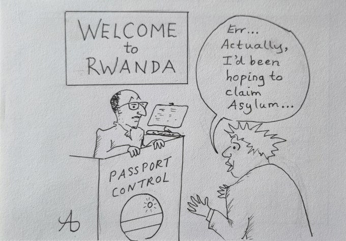 Recent cartoons – Rail and Rwanda – Urban ramblings